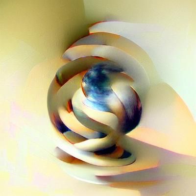Spiraling Sphere (108) - AI Generated Artwork - NightCafe Creator