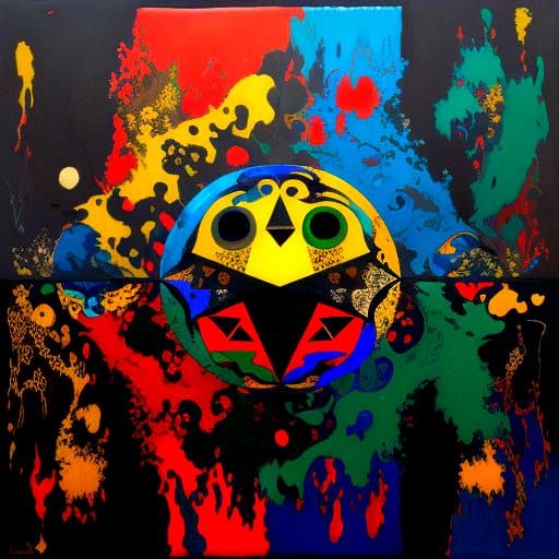 Painted, Colored, Modernist, Abstract, Cubist, Dada, Surrealist ...