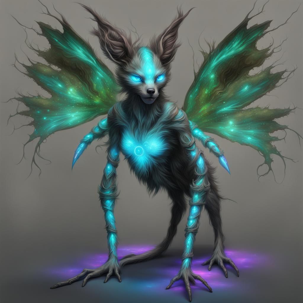 Strange Alien Fae Creature - AI Generated Artwork - NightCafe Creator