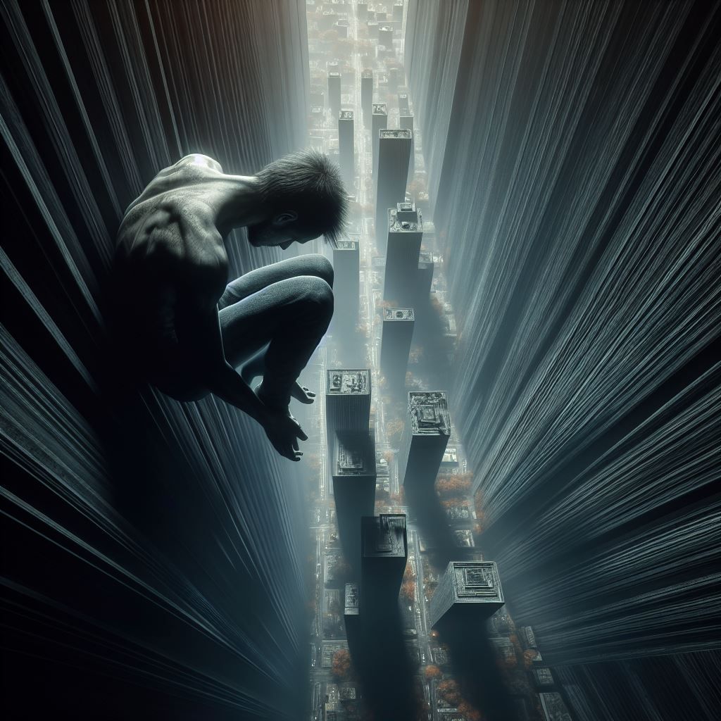 The Phobia Project : Acrophobia - AI Generated Artwork - NightCafe Creator