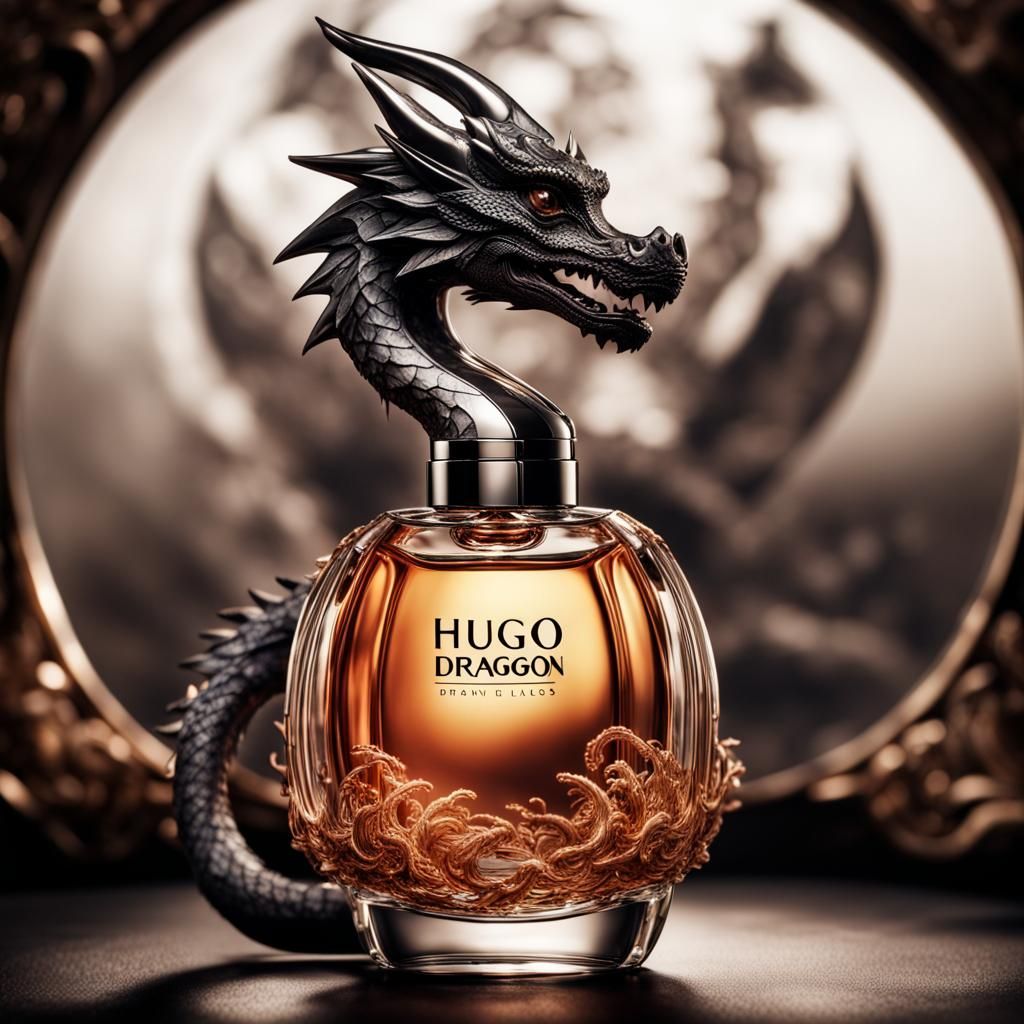 Hugo Dragon glass perfume - Hugo Dragon glass perfume