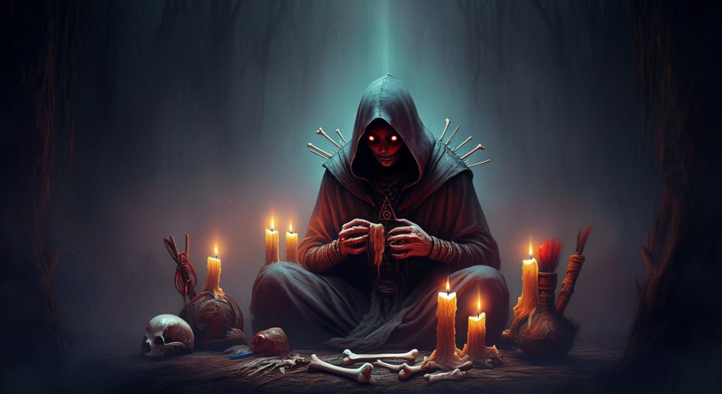 Ritual - Dark Voodoo Ritual in Biomechanical Surrealism