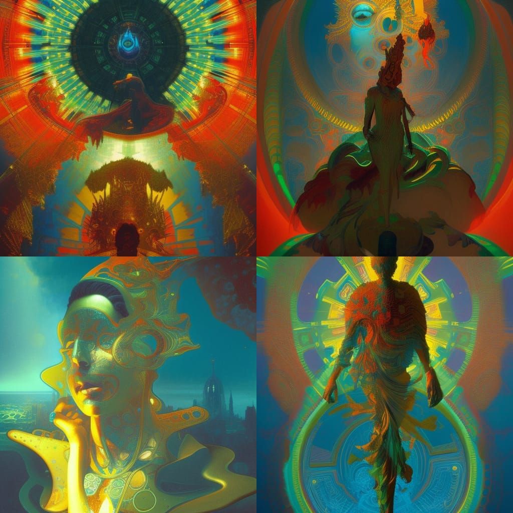 Max ernst oedipus rex,psychedelic poster,flourescence - AI Generated ...