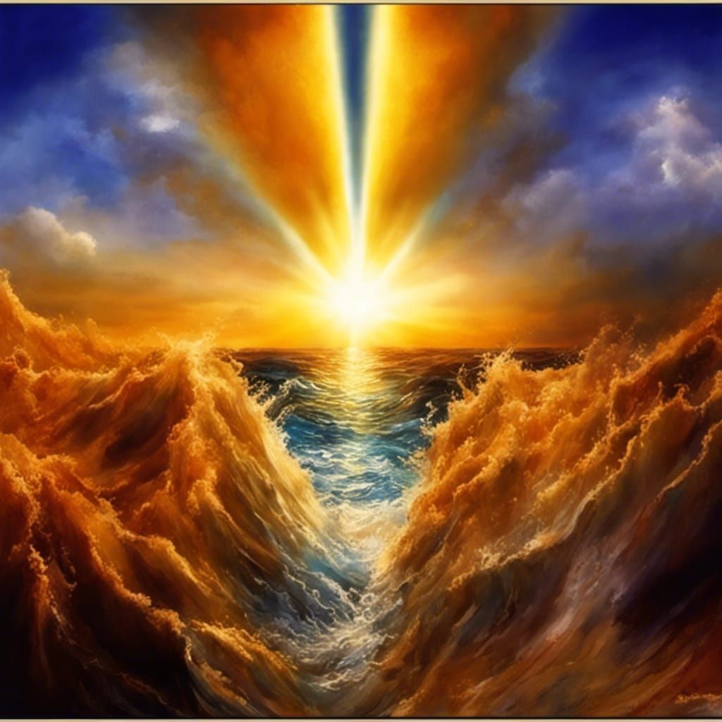 The Red Sea - AI Generated Artwork - NightCafe Creator