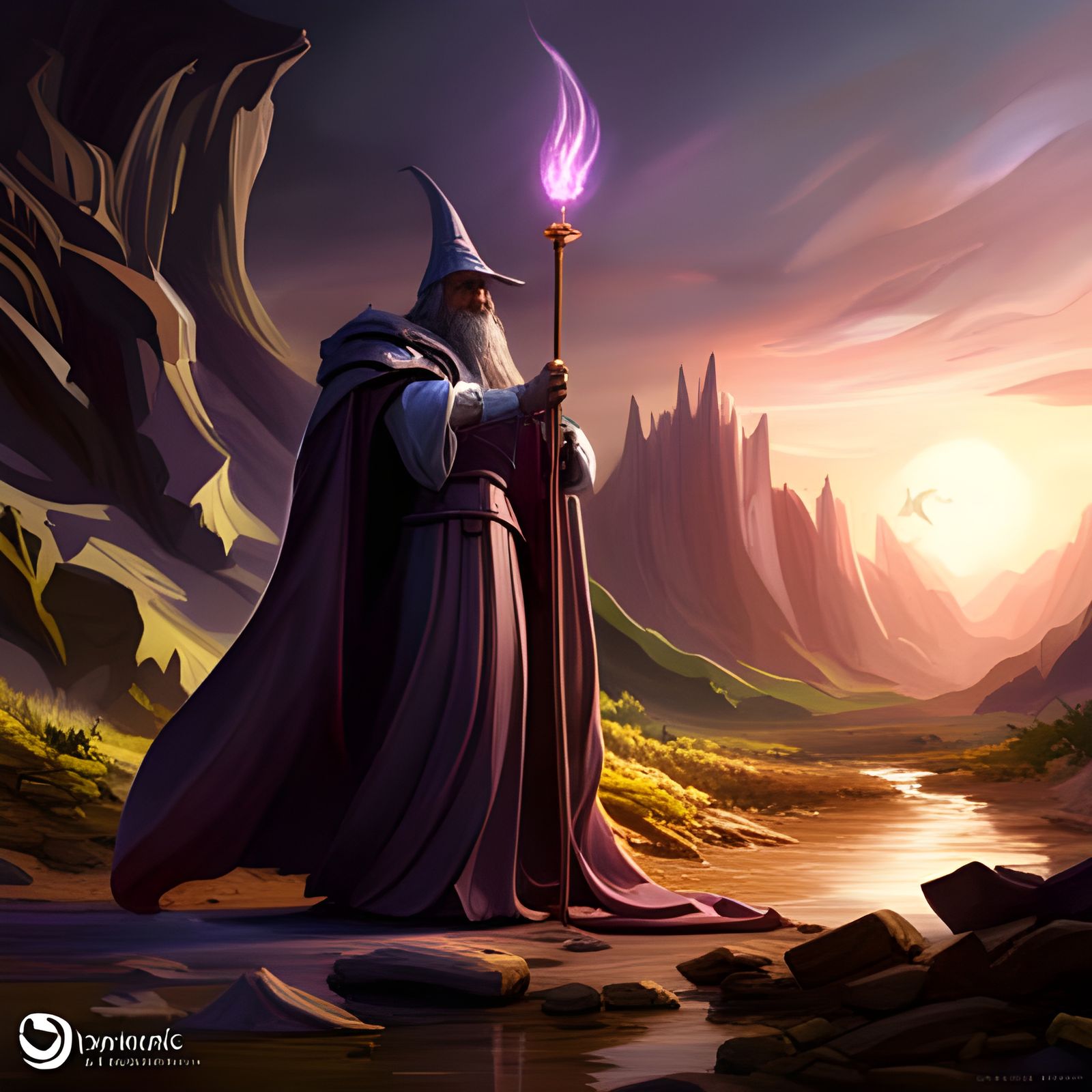 The Grand Dark Wizard - AI Generated Artwork - NightCafe Creator