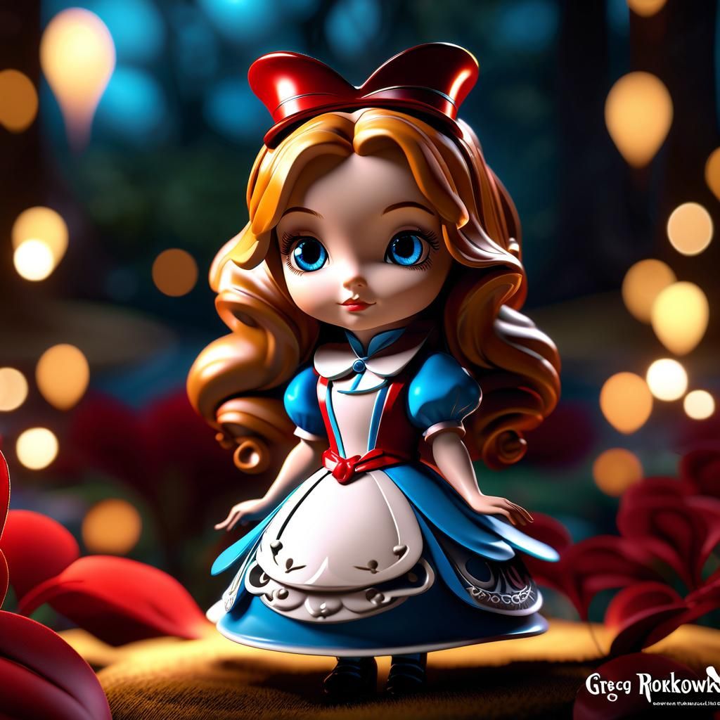 Chibi Alice in Wonderland - AI Generated Artwork - NightCafe Creator