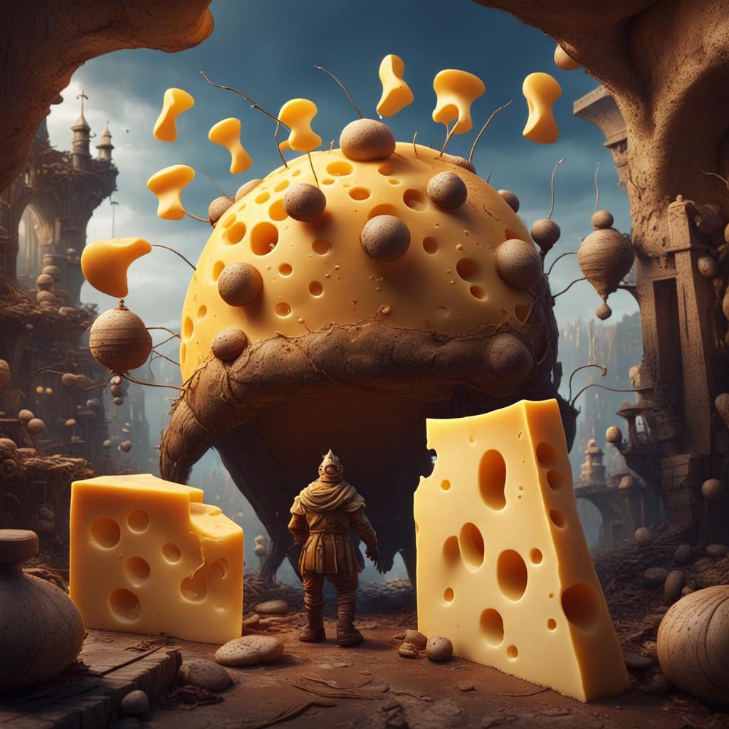 Cheese Man - AI Generated Artwork - NightCafe Creator