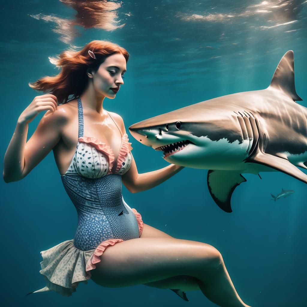 For the love of sharks - AI Generated Artwork - NightCafe Creator