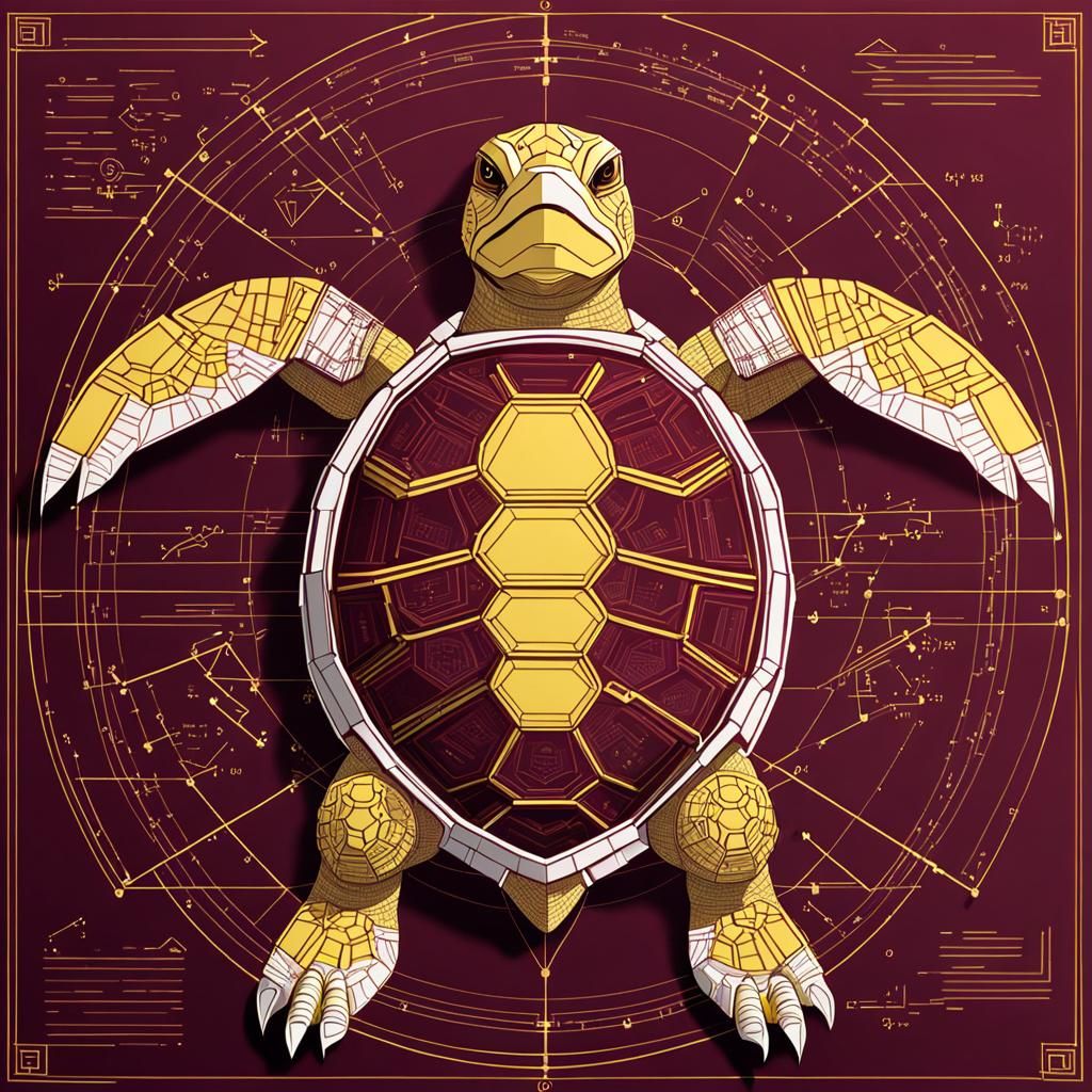 Cyber Turtle plan - AI Generated Artwork - NightCafe Creator