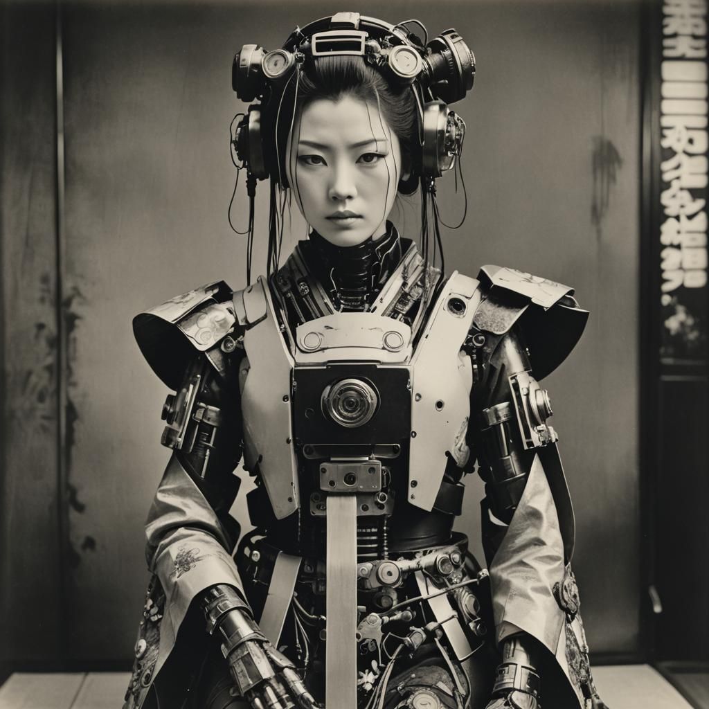 Geisha Robot - AI Generated Artwork - NightCafe Creator