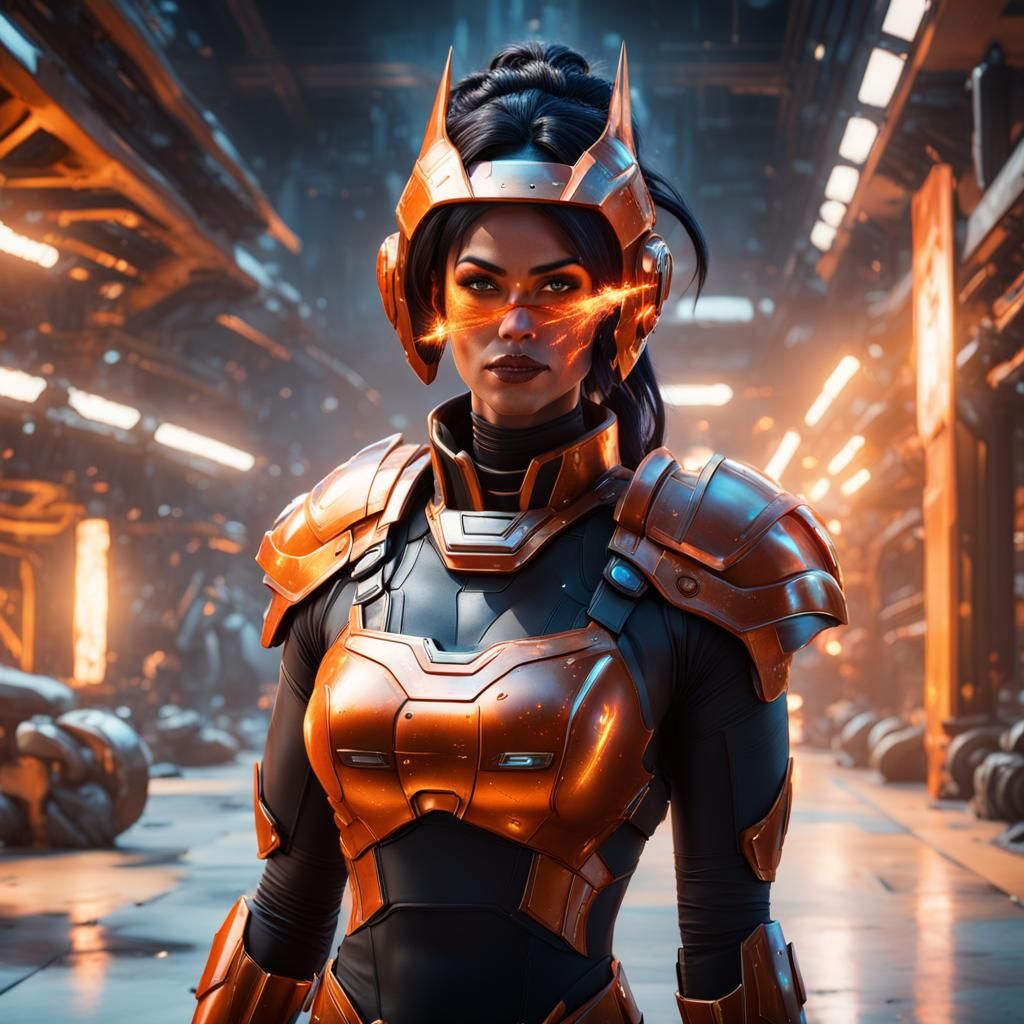 Orange Hero - AI Generated Artwork - NightCafe Creator