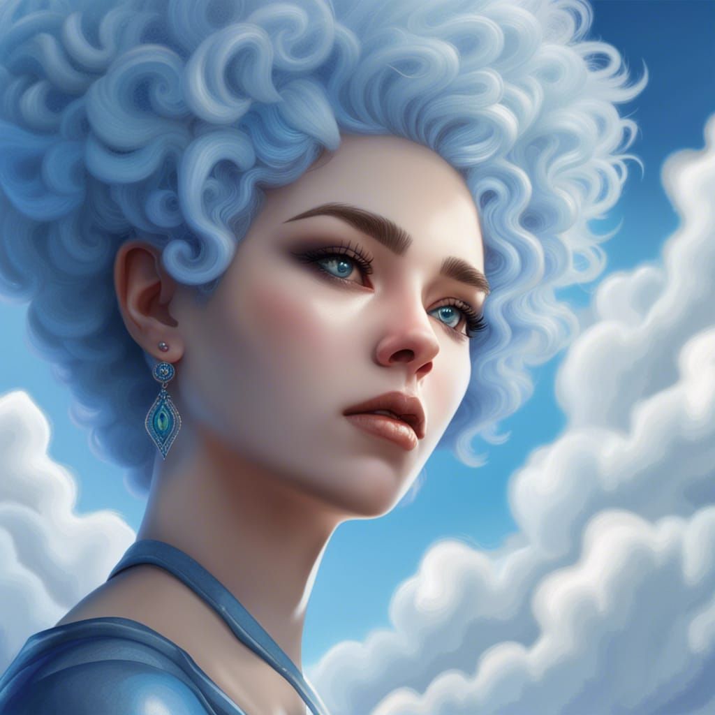 Cloud goddess - AI Generated Artwork - NightCafe Creator