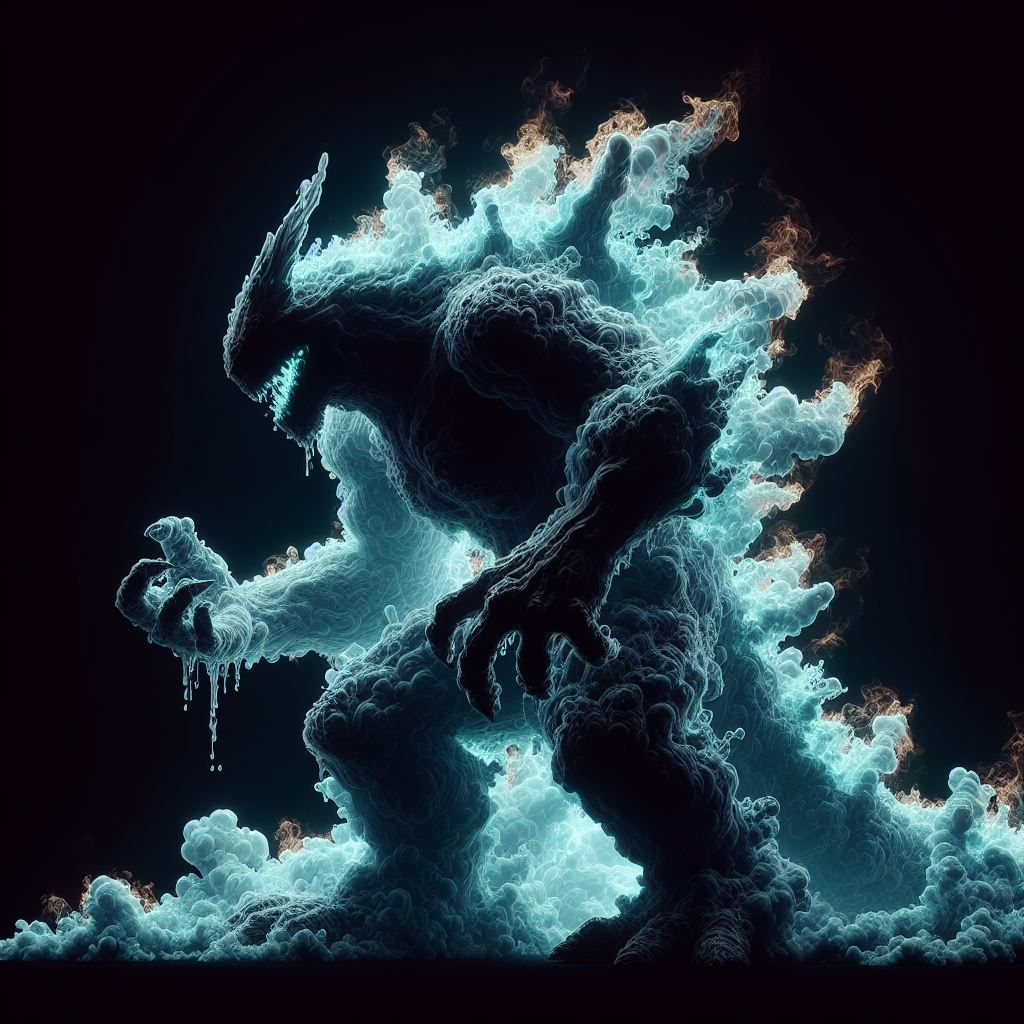 Smoke Monster - AI Generated Artwork - NightCafe Creator