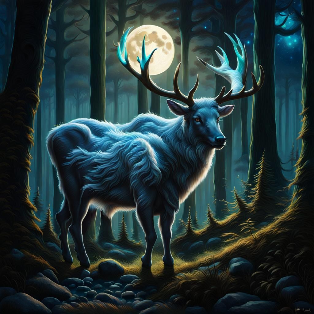 Mooncalf - AI Generated Artwork - NightCafe Creator