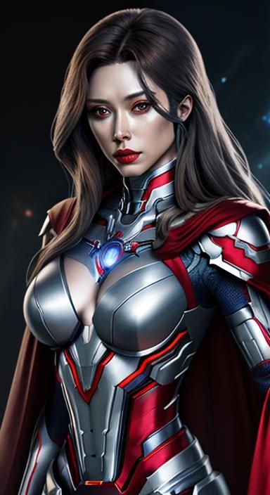 Female Ultron - AI Generated Artwork - NightCafe Creator