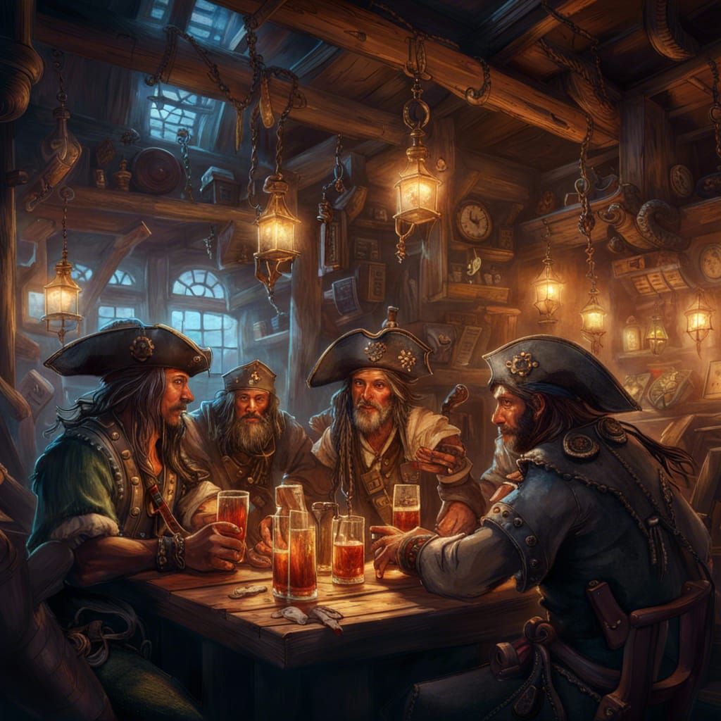 The tavern - AI Generated Artwork - NightCafe Creator