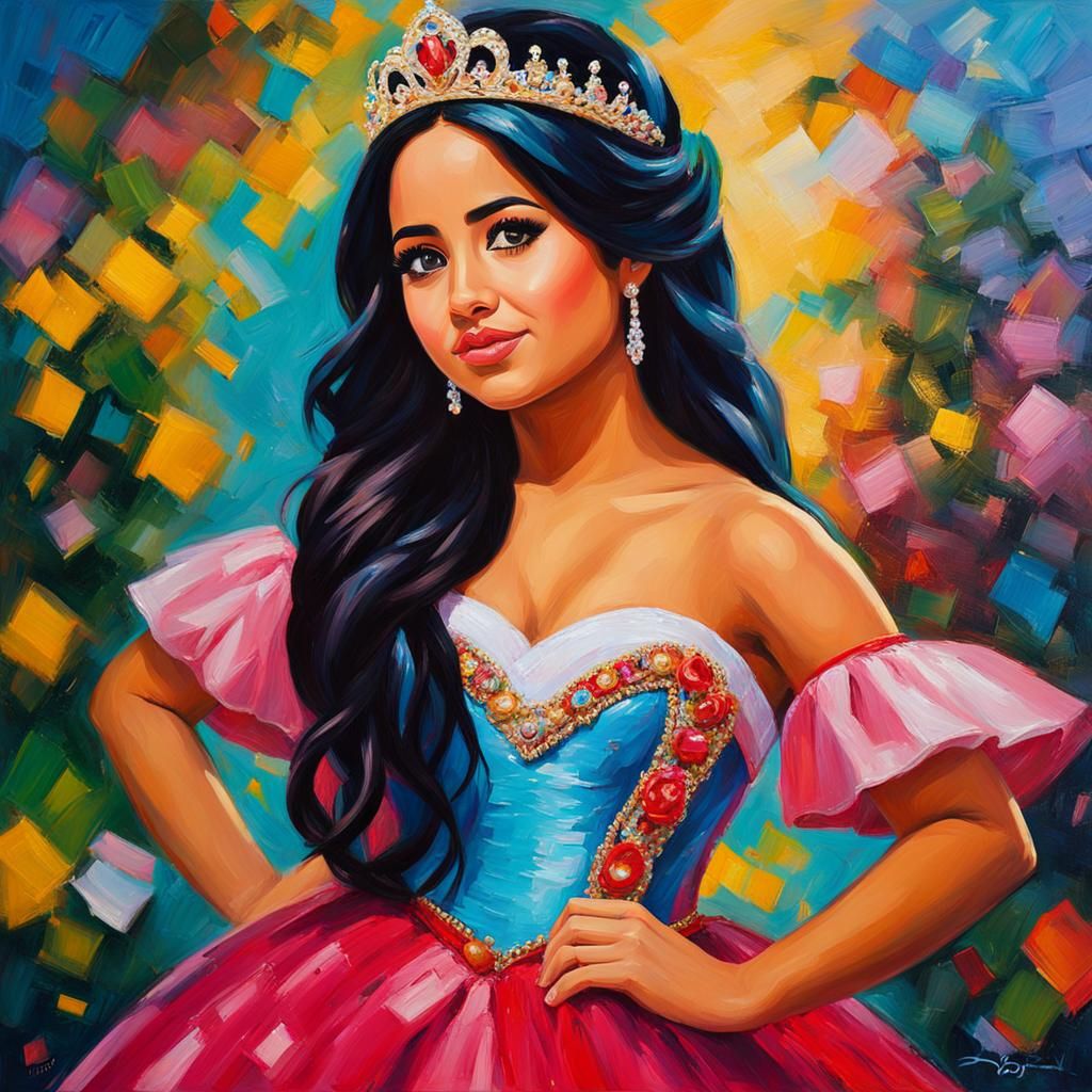 Becky G, Disney Princess - AI Generated Artwork - NightCafe Creator