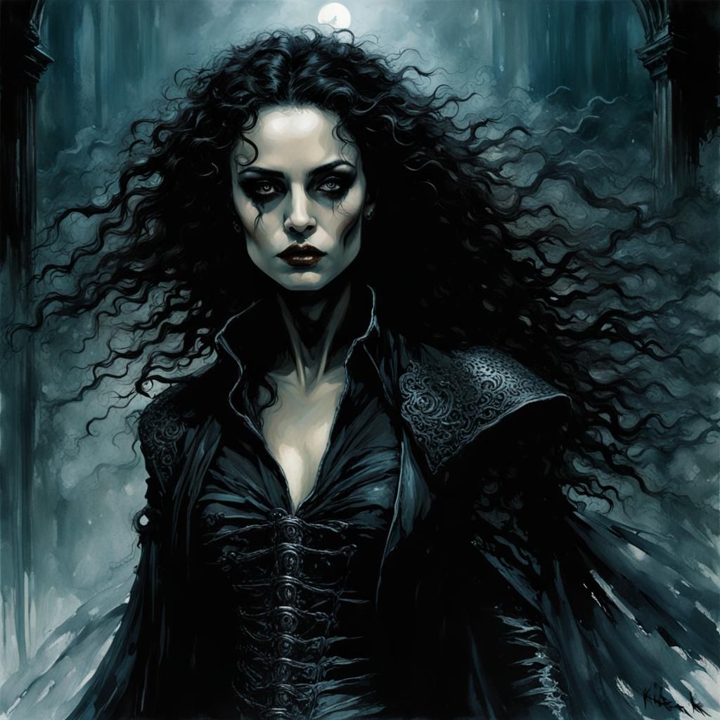 Bellatrix Lestrange - AI Generated Artwork - NightCafe Creator