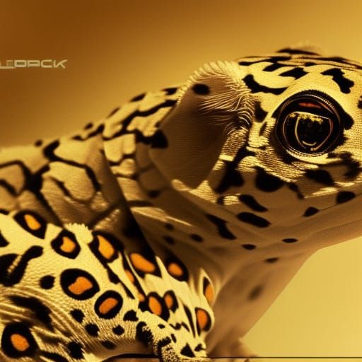 A Leopard gecko - AI Generated Artwork - NightCafe Creator