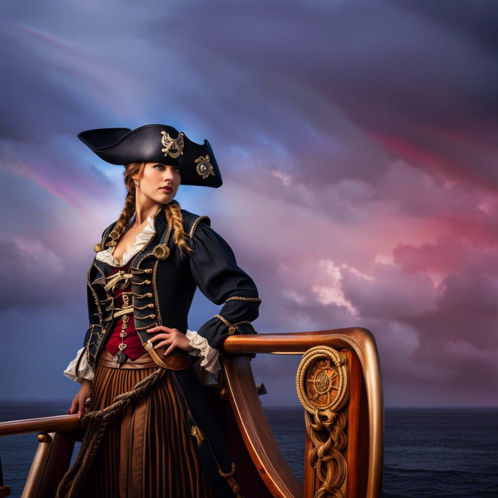 Pirate lady - AI Generated Artwork - NightCafe Creator