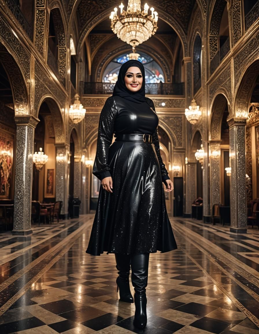 "Extremely cinematic stunningly beautiful sharp portrait for curvy ...