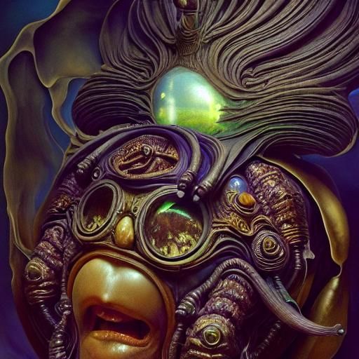 Futuristic Beings Savor Hyper-Realistic Cuisine in... - AI Art