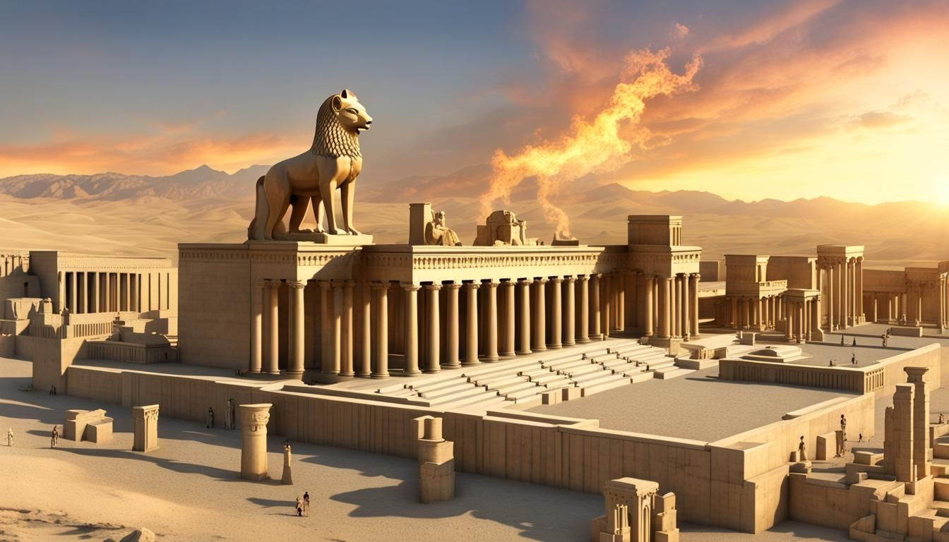 Persepolis city - AI Generated Artwork - NightCafe Creator