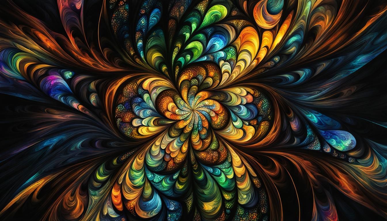 Abstract - AI Generated Artwork - NightCafe Creator