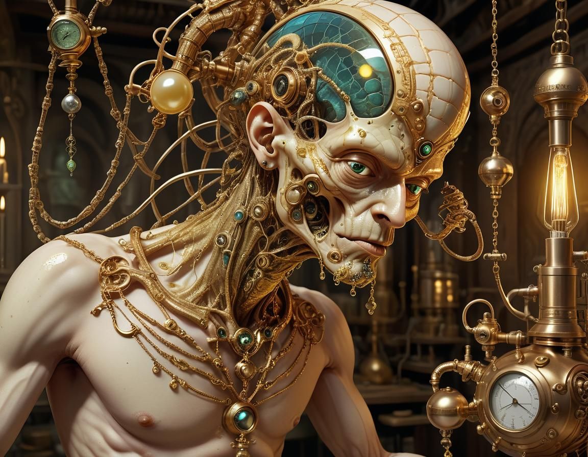 Laboratory of the Temporal Lobe - AI Generated Artwork - NightCafe Creator