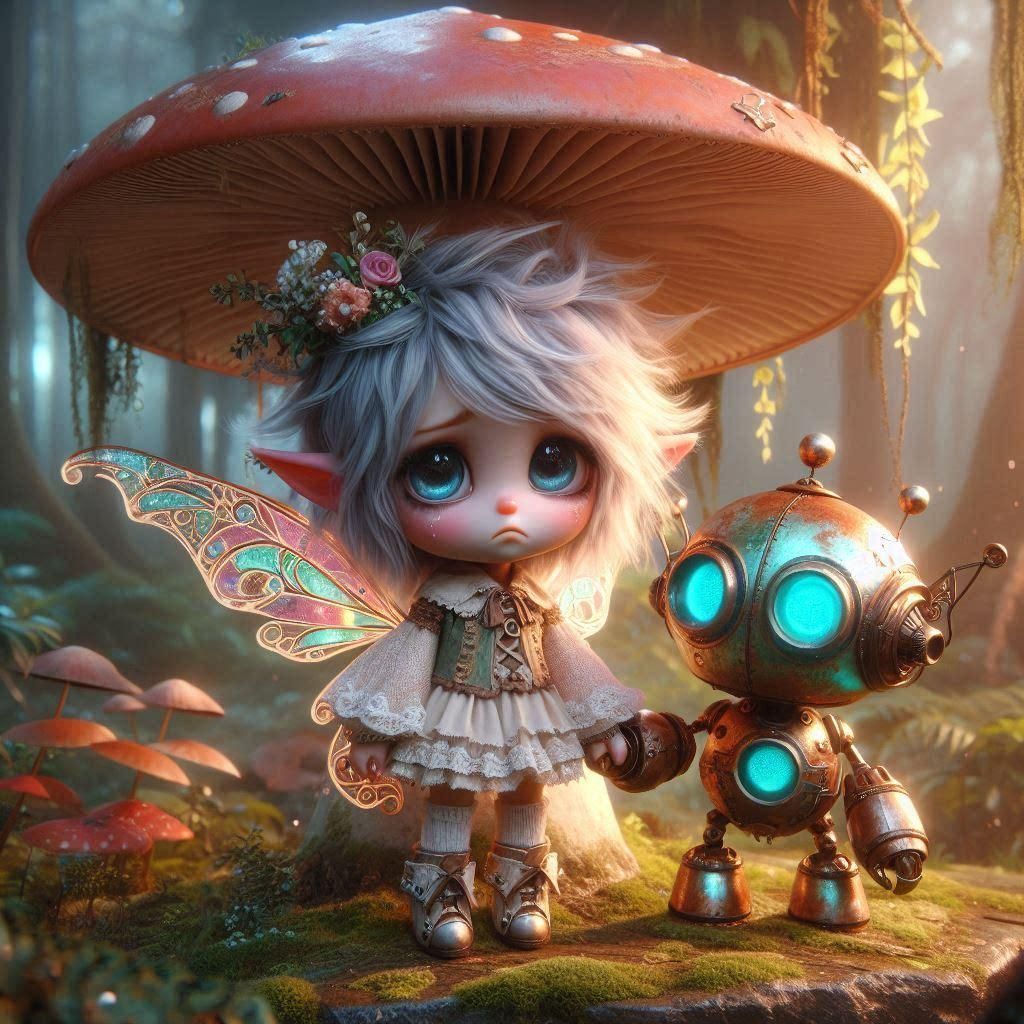 ️Don't Be Sad, Little Pixie ️ - AI Generated Artwork - NightCafe Creator