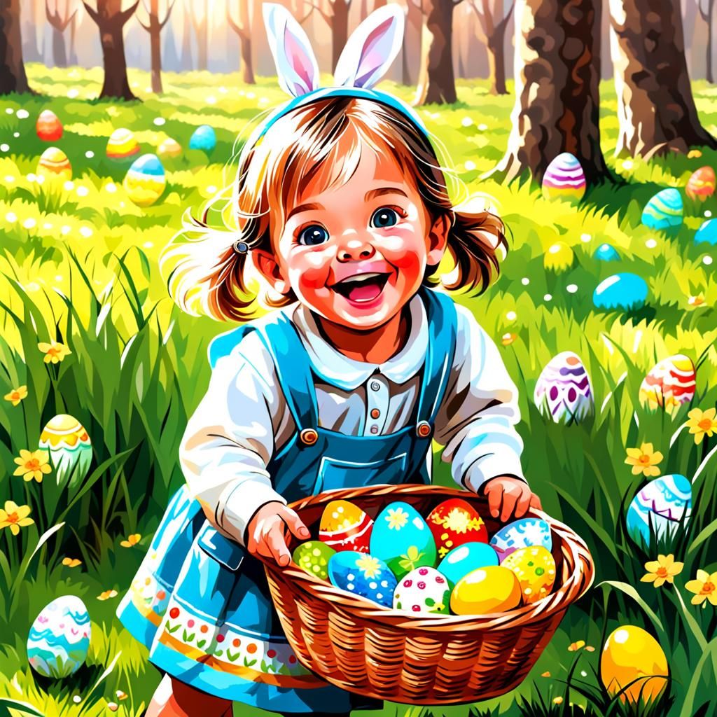 Happy Easter - AI Generated Artwork - NightCafe Creator