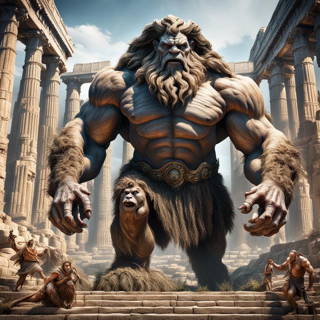 Greek mythology Giant! - AI Generated Artwork - NightCafe Creator