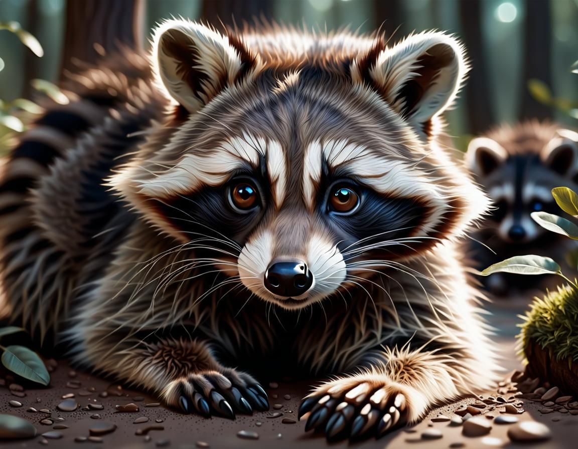 raccoon - AI Generated Artwork - NightCafe Creator