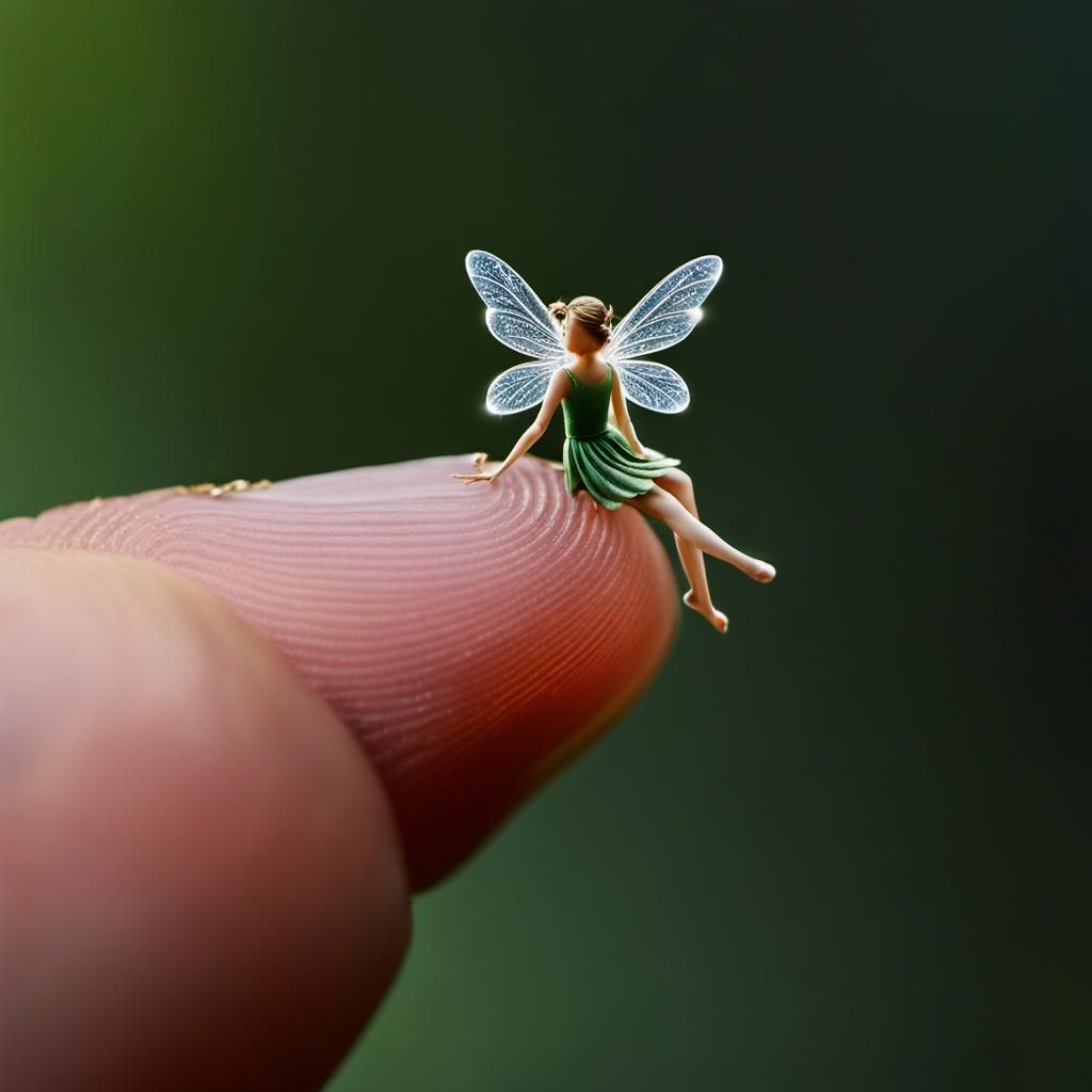 Tiny Fairy 14 - AI Generated Artwork - NightCafe Creator