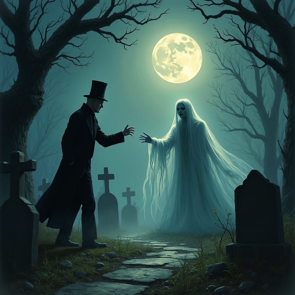 The ghost of Ebenezer Scrooge's grandfather greets the newly created ...