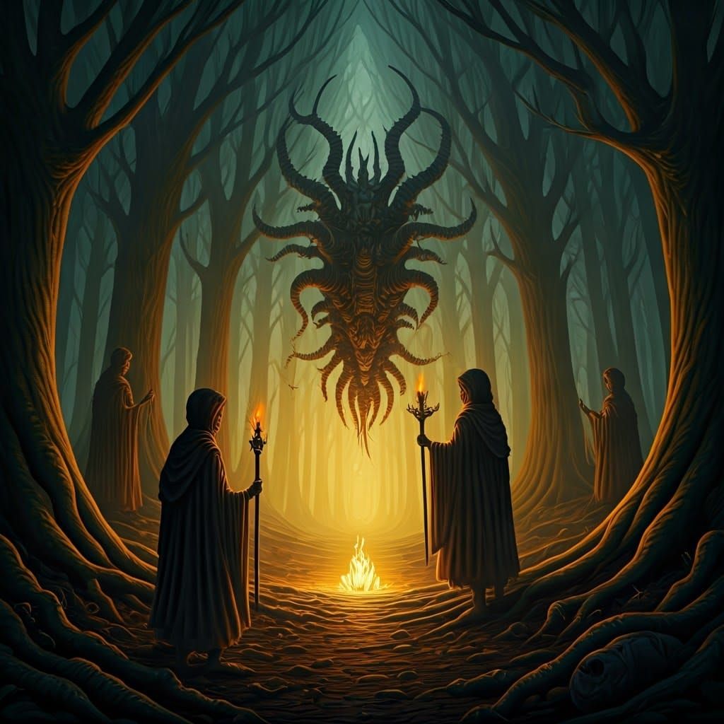 eldritch forest witches incantations magic