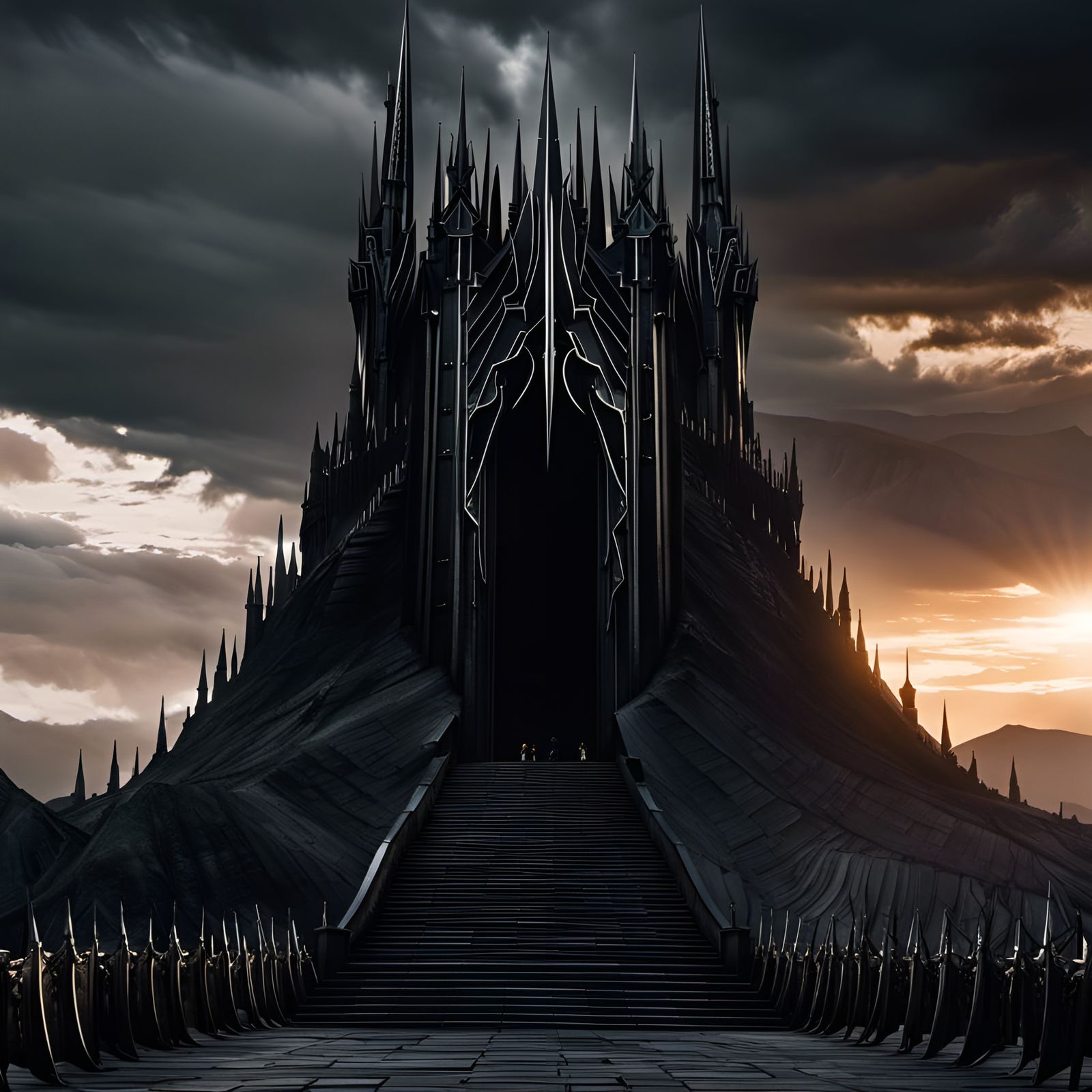 The Black Gate - AI Generated Artwork - NightCafe Creator