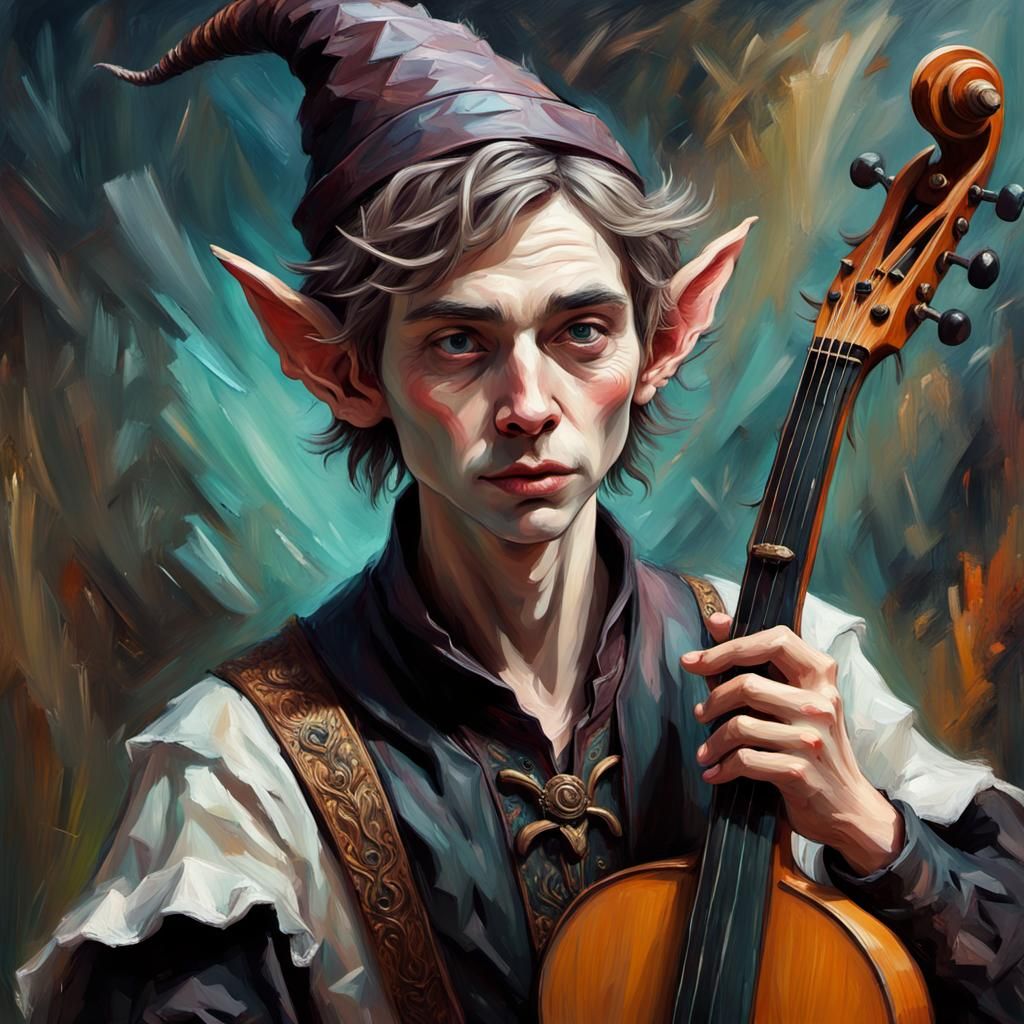 elf musician - AI Generated Artwork - NightCafe Creator
