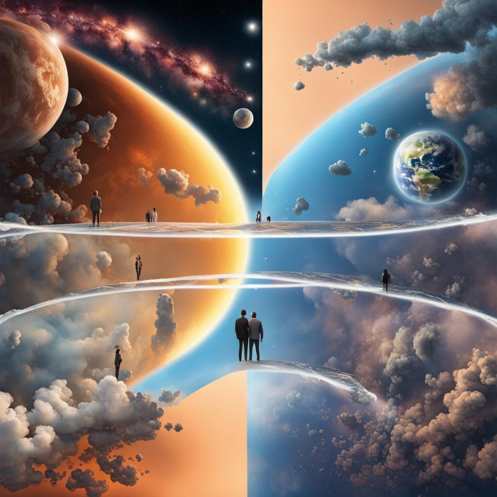 Explore the idea of a parallel universe where every choice we make ...