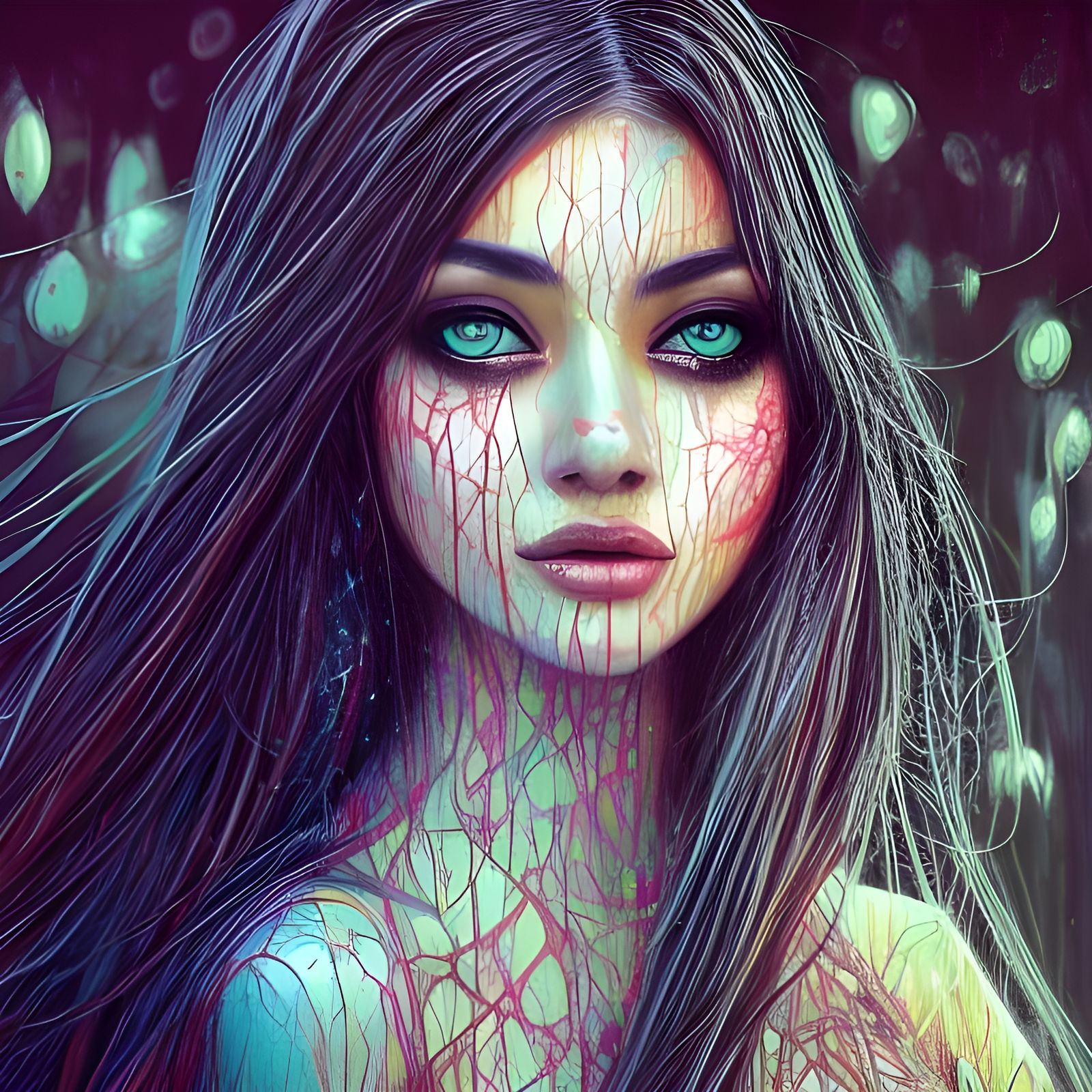 Insanely detailed Full-body color of gorgeous iranian women in a little ...