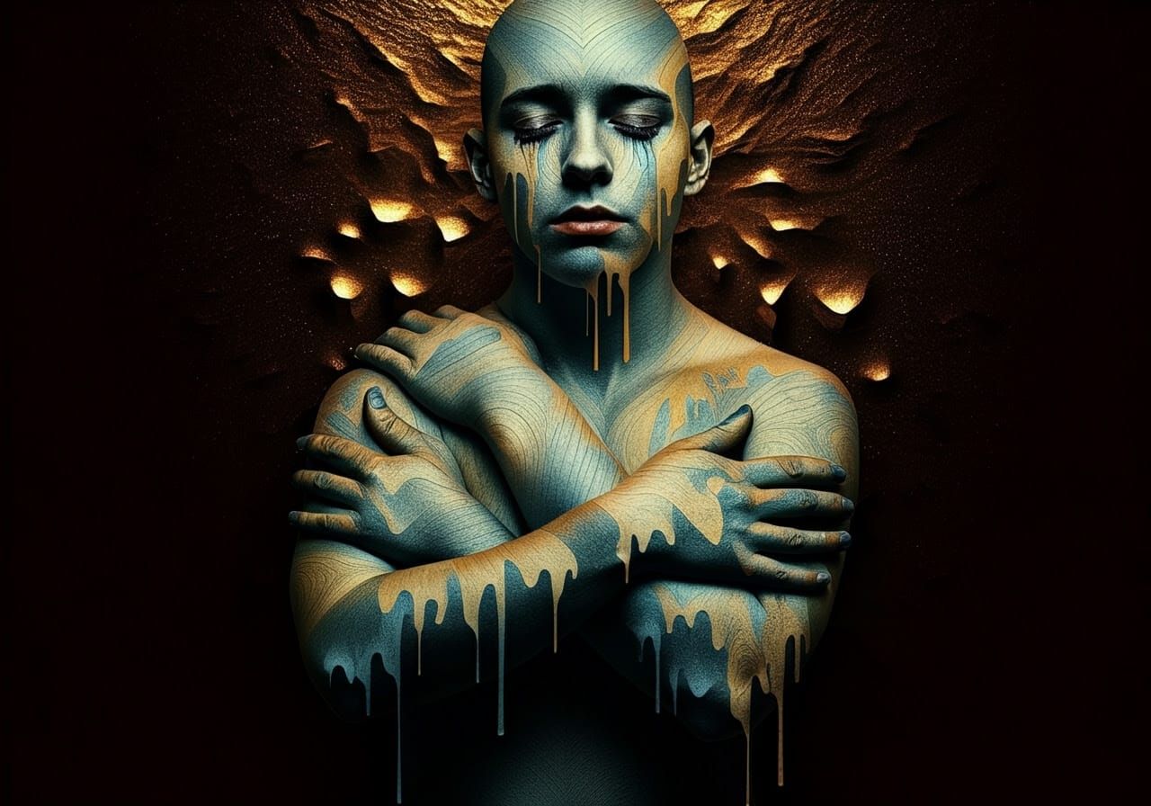 Folded Wood Embraces a Full-Body Living Entropic Algorithm