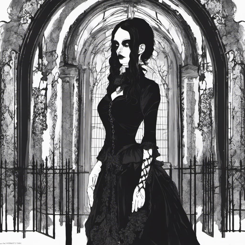 Goth - AI Generated Artwork - NightCafe Creator