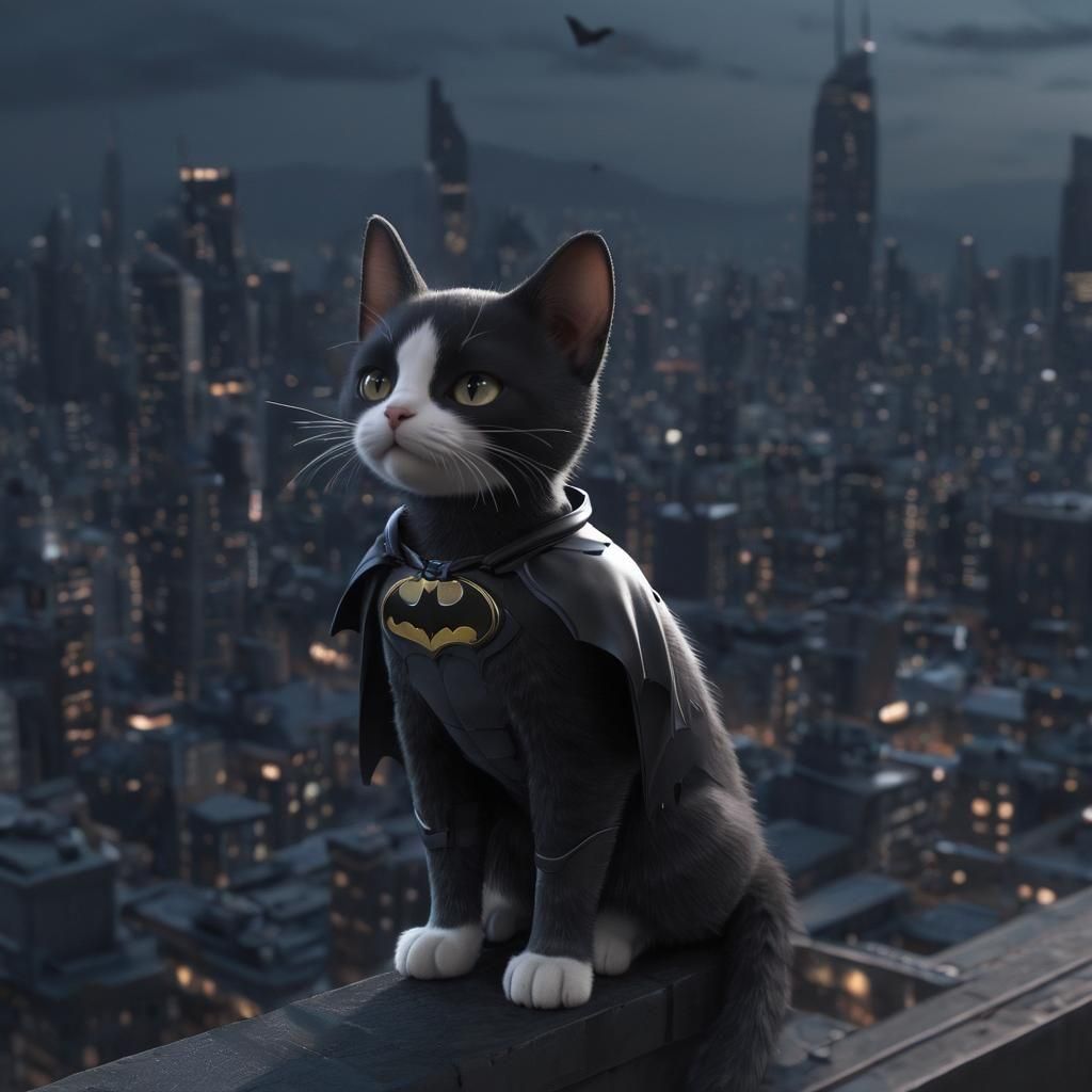 Batcat - AI Generated Artwork - NightCafe Creator