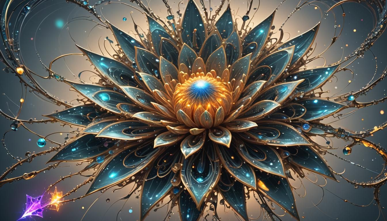 Creative Journey: fractal flower mix 6 - AI Generated Artwork ...