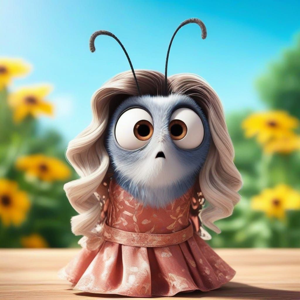 Confused Butterfly - AI Generated Confused Butterfly