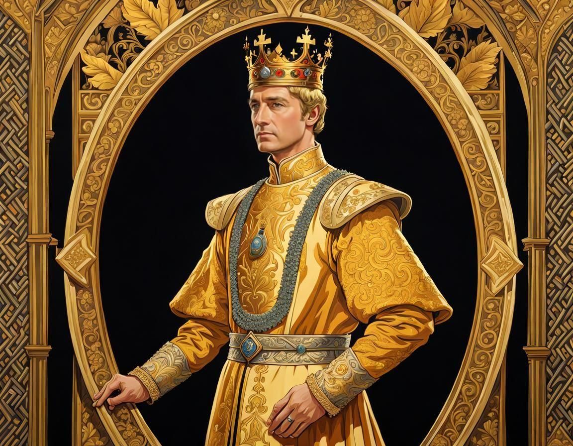 The Golden King - AI Generated Artwork - NightCafe Creator