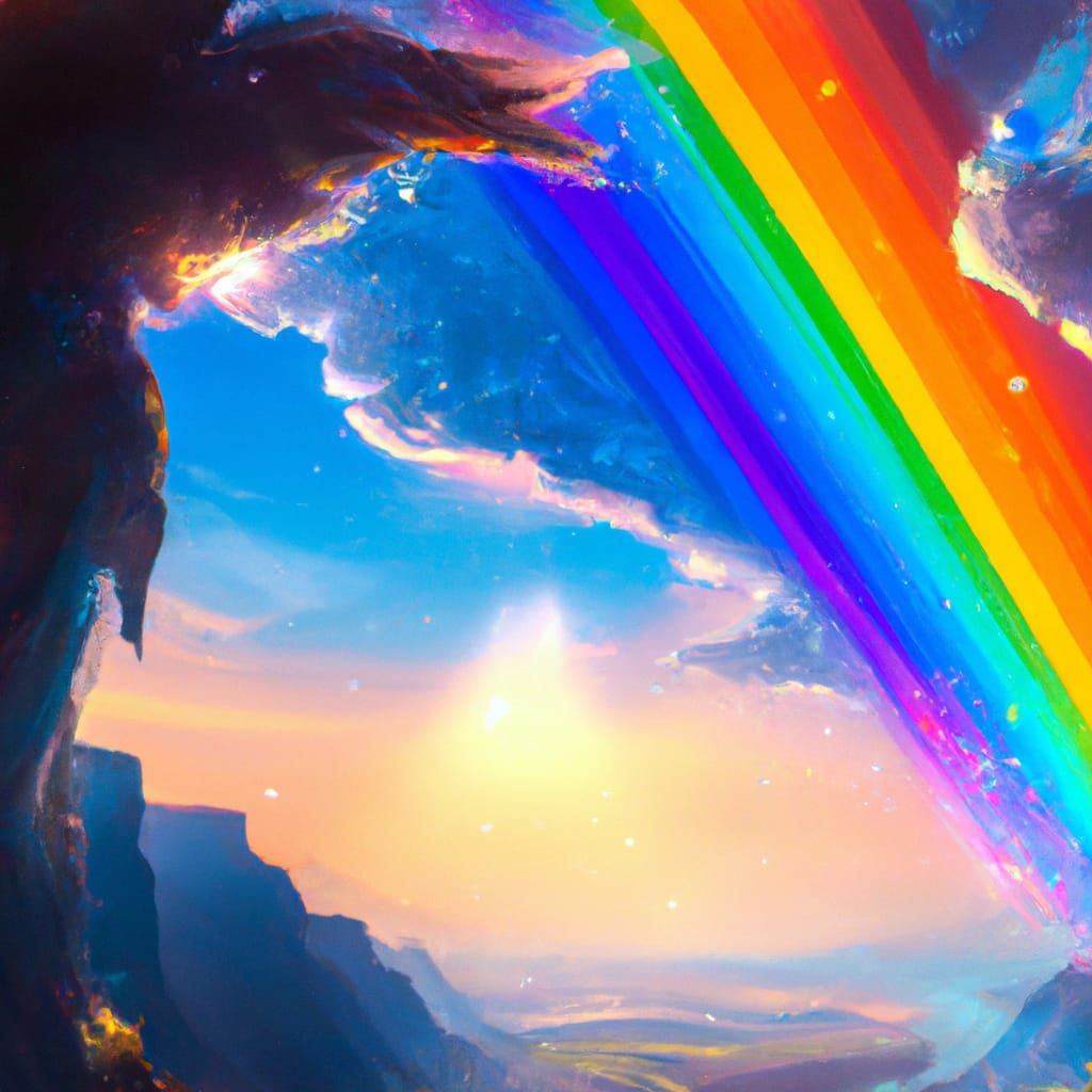 Rainbow - AI Generated Artwork - NightCafe Creator