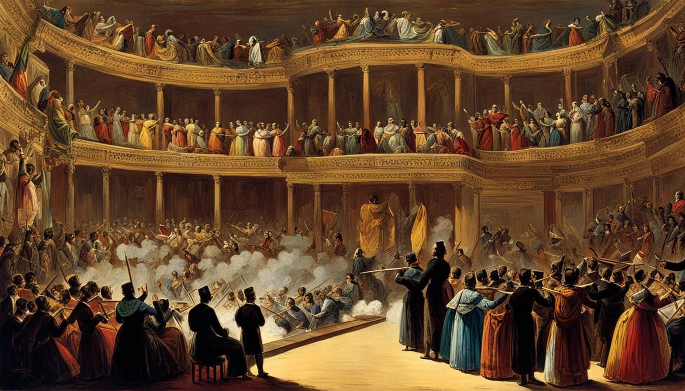 First performance of the opera Aïda by Giuseppe Verdi on December 24 ...