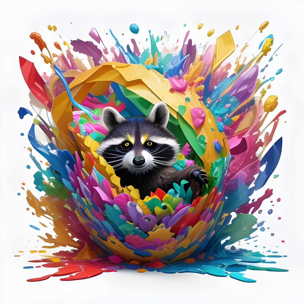 Papercraft Raccoon - Papercraft Raccoon