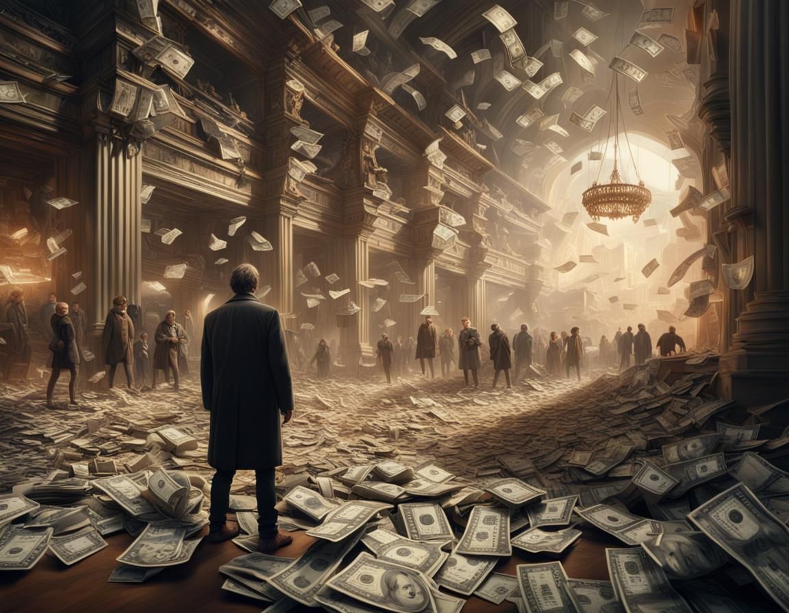 Money money money - AI Generated Artwork - NightCafe Creator